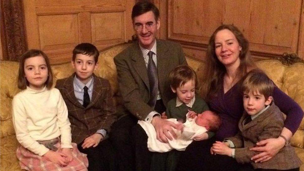 Jacob Rees-Mogg announces baby Sixtus - BBC News