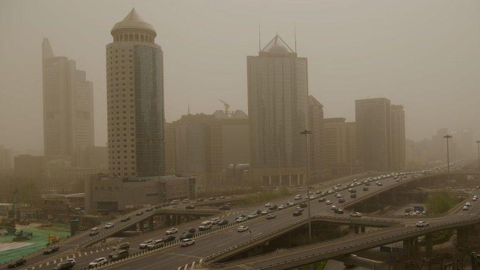 Why has the sun turned blue in Beijing? - BBC Newsround