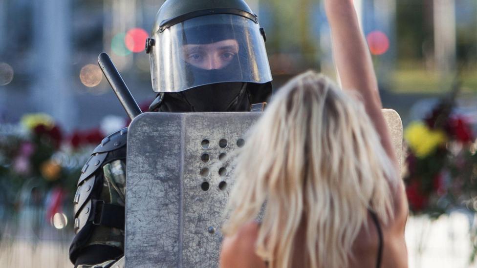 Belarus protests: 'We can breathe for the first time in our lives ...
