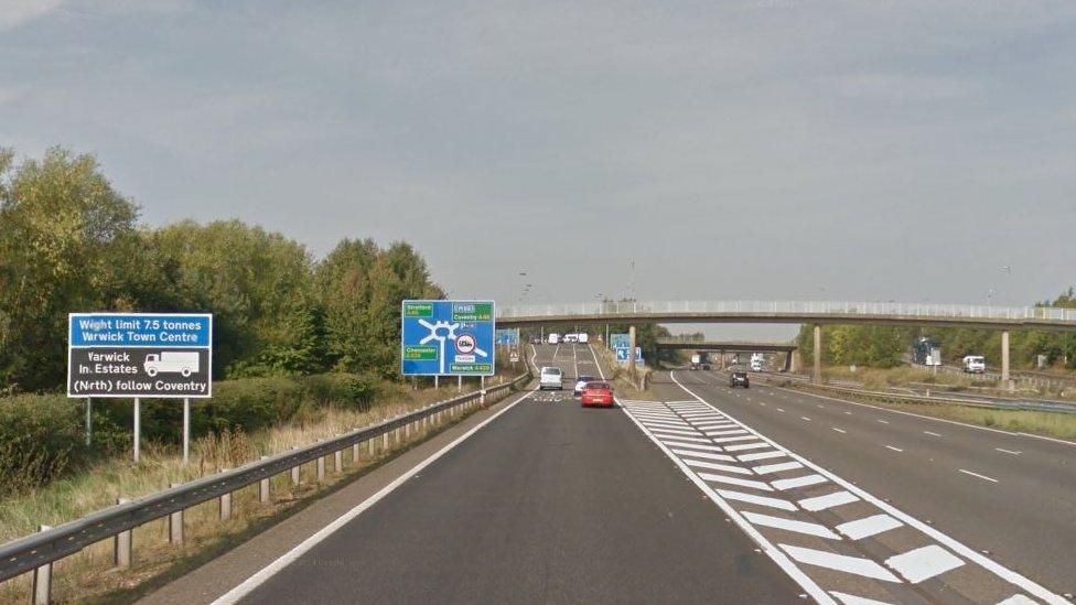 Car passenger arrested over M40 crash - BBC News