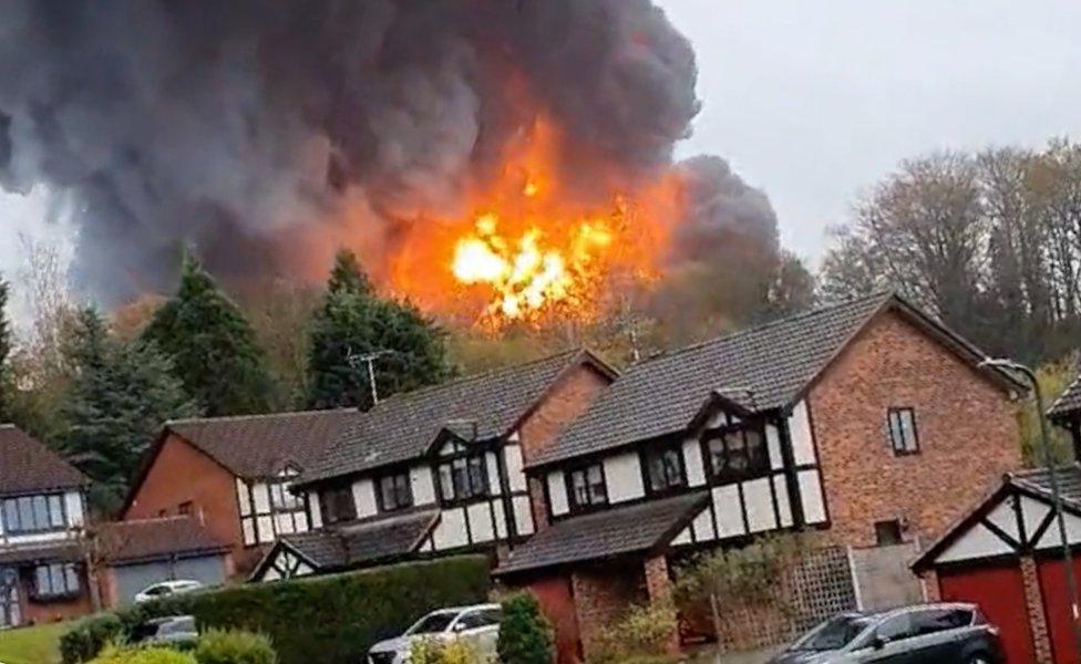 Kidderminster industrial estate fire: Smoke seen from miles around ...