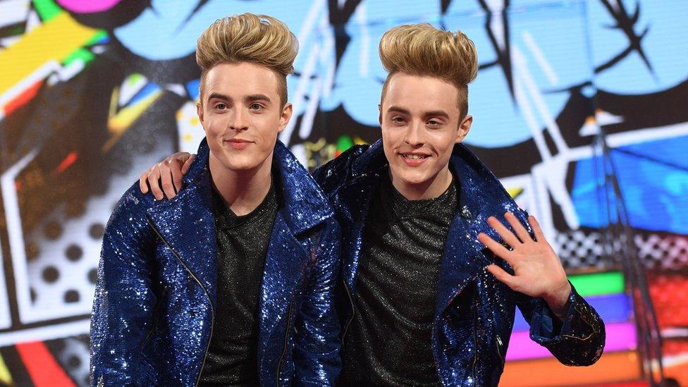 Jedward shave off their famous quiffs for cancer charity - BBC News
