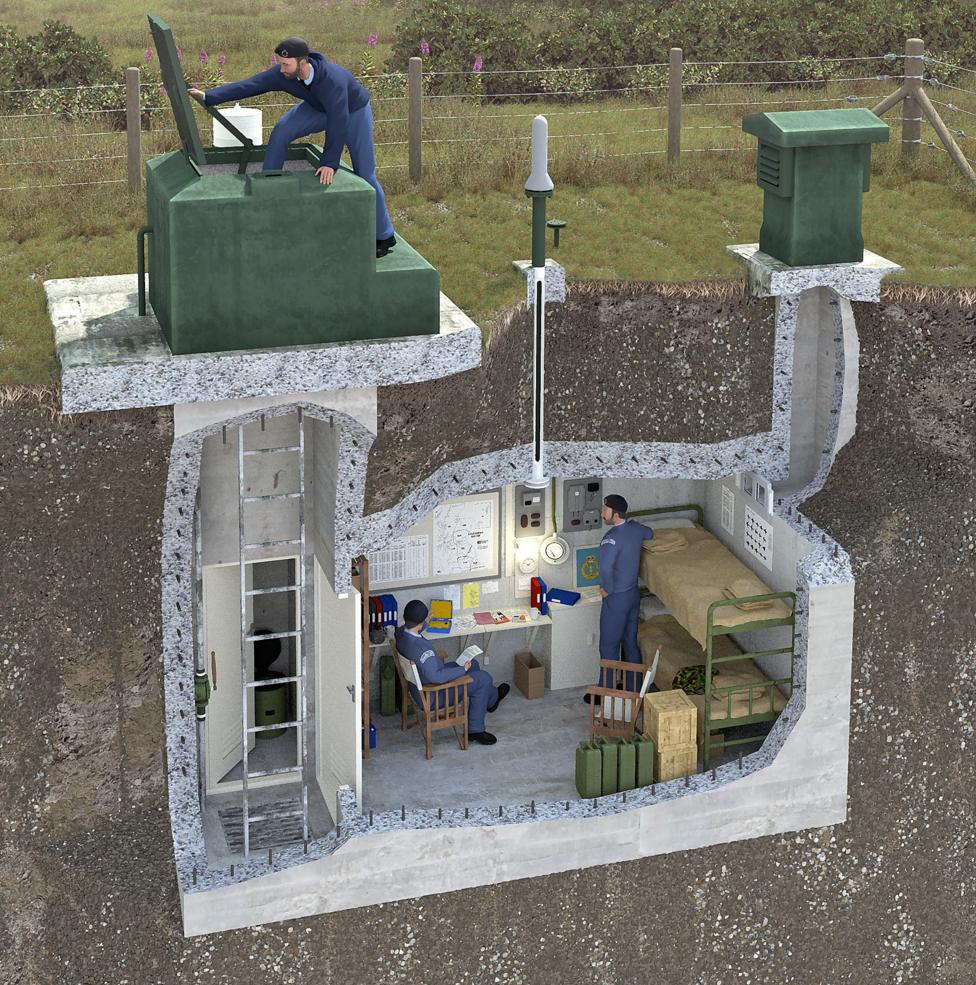 Lost nuclear bunker rediscovered at Scarborough Castle - BBC News