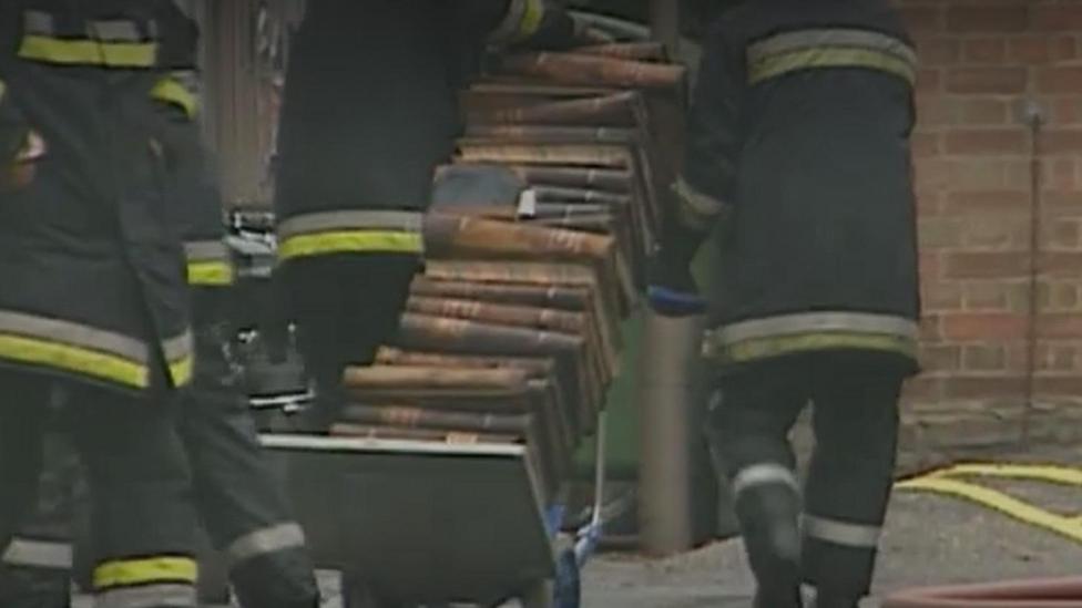 Norwich library fire remembered 30 years on - BBC News