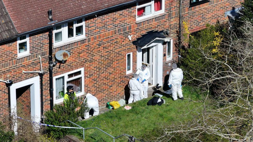 Brighton teen murder arrest after man, 57, dies at house - BBC News