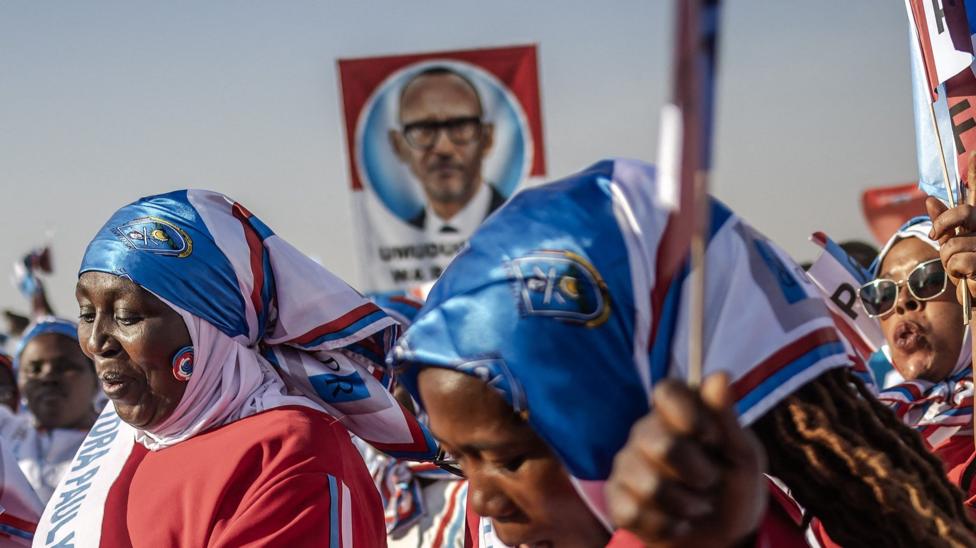 Paul Kagame sworn in for fourth term as Rwanda's president - BBC News