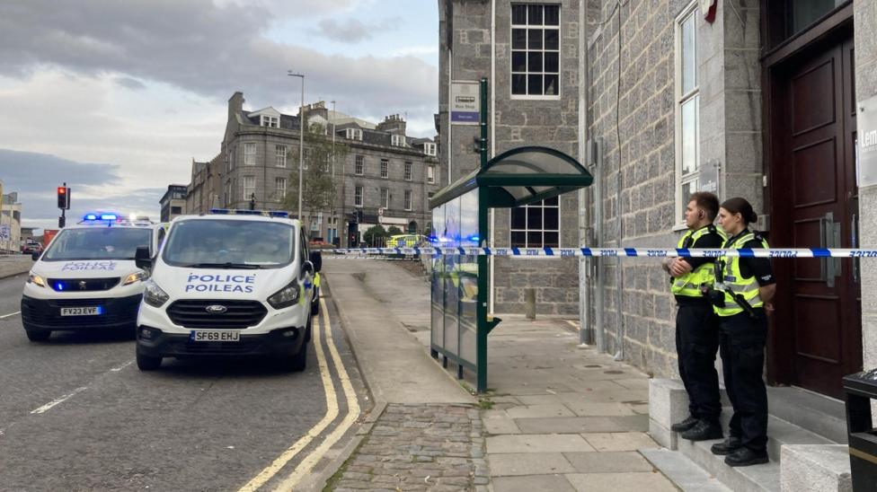 Man, 19 charged after disturbance closed Aberdeen arts venue - BBC News