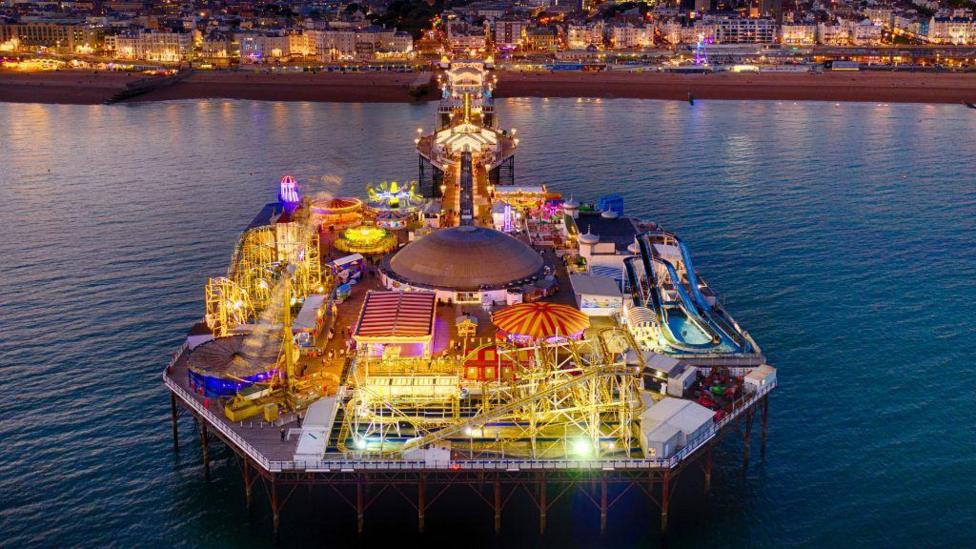 Brighton Palace Pier to introduce £1 admission fee - BBC News