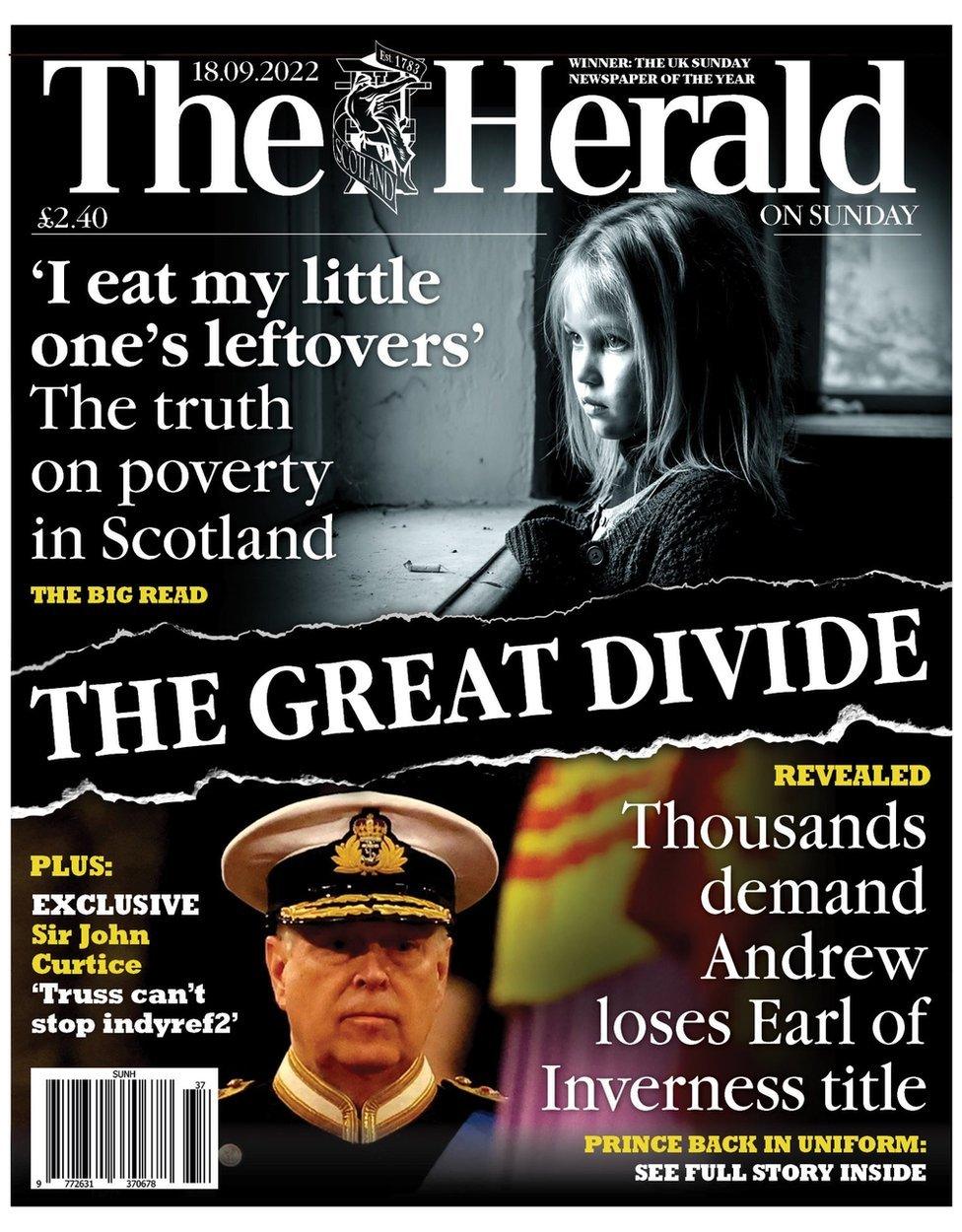 Scotland's papers: Guarding Granny and 'I eat my child's leftovers ...