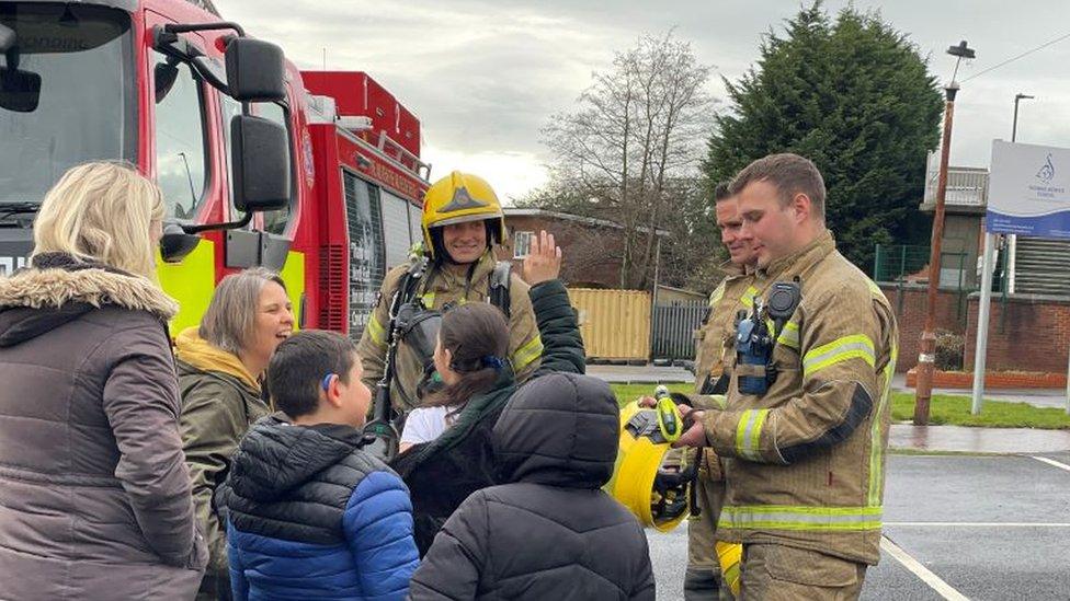 Firefighters learn sign language with video created by deaf school ...