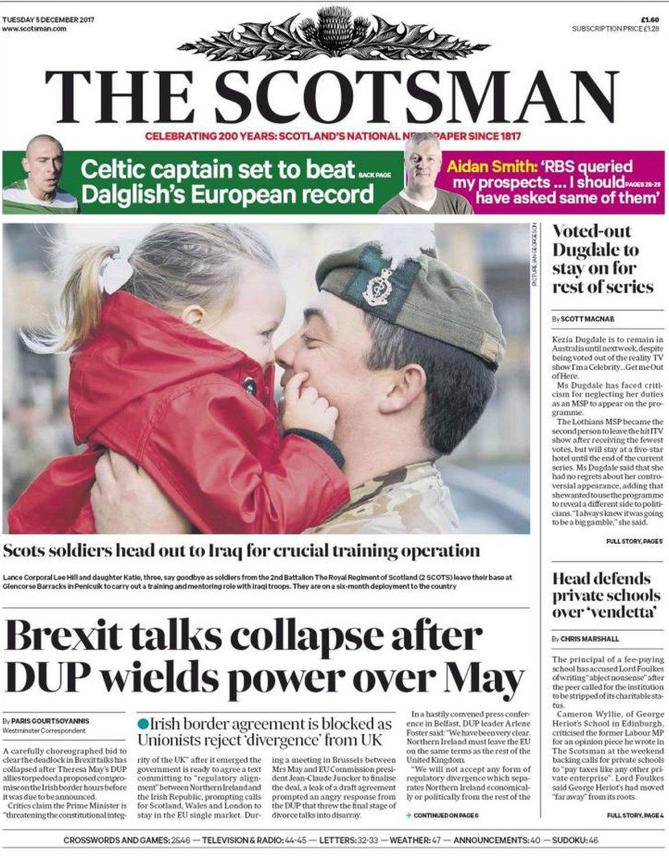 Scotland's papers: Brexit deal 'chaos' - BBC News