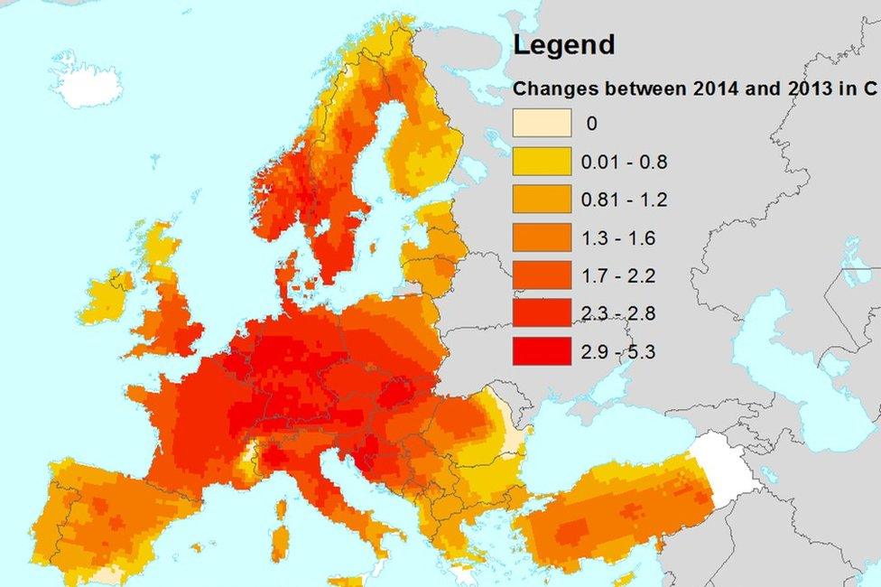 Warmer winters play important role in EU emissions drop - BBC News