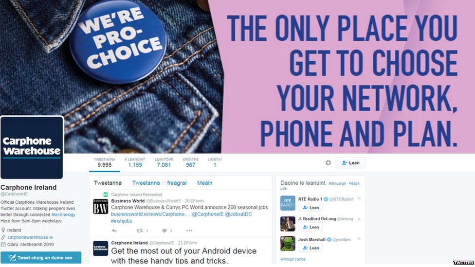 Carphone Warehouse 'pro-choice' ads anger campaigners - BBC News