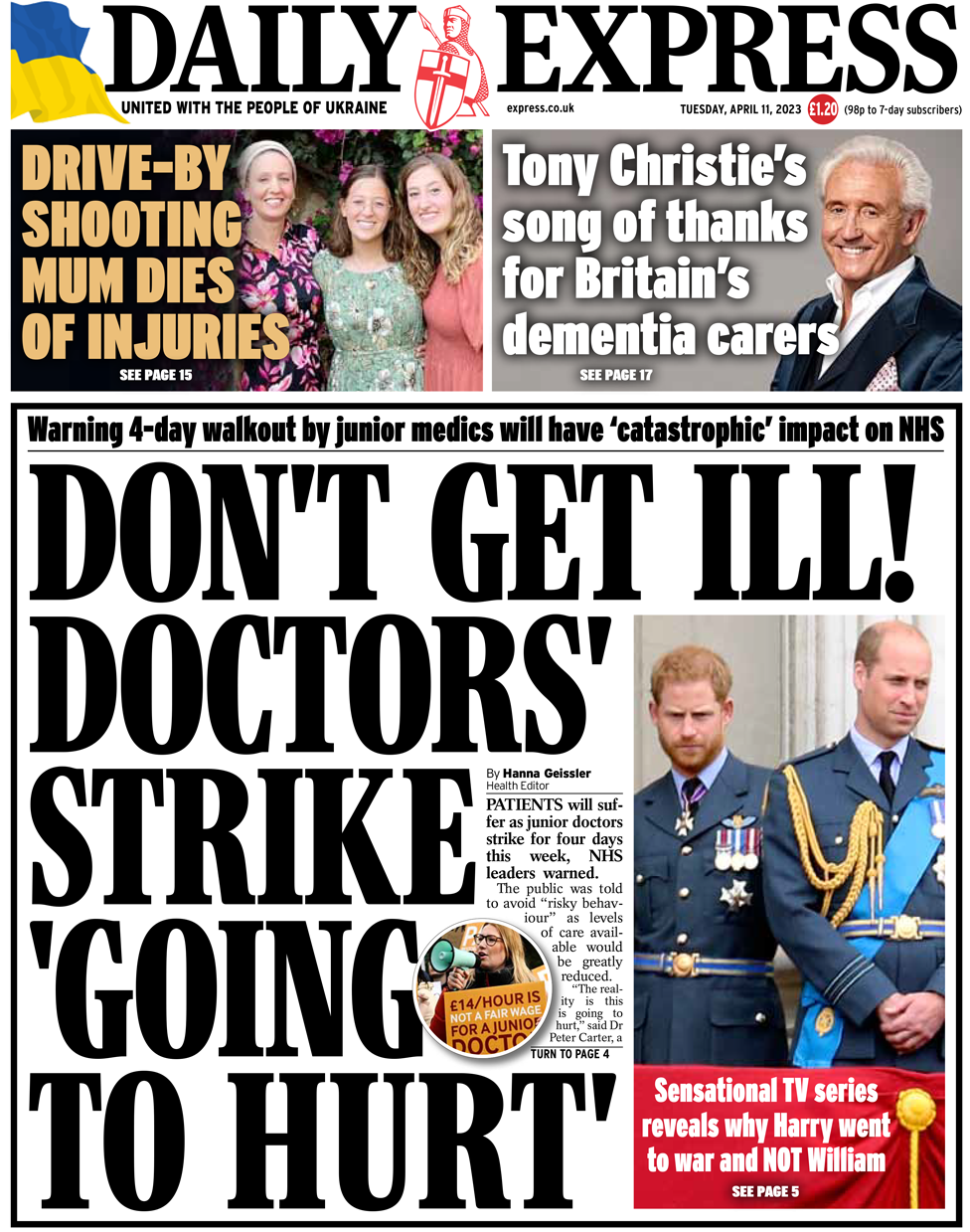 NHS strike 'going to hurt' and Biden's Stormont hope - BBC News