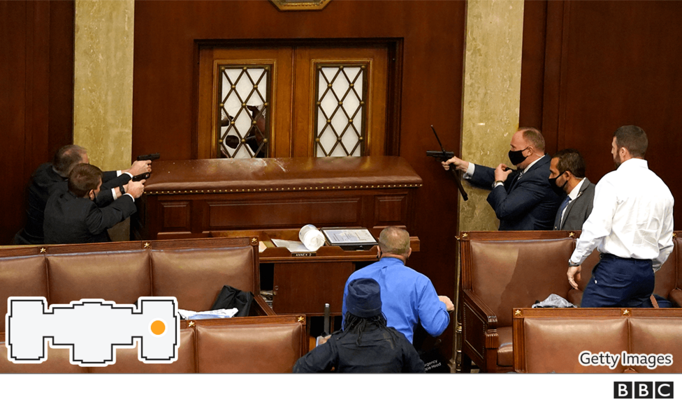 Capitol riots: A visual guide to the storming of Congress - BBC News