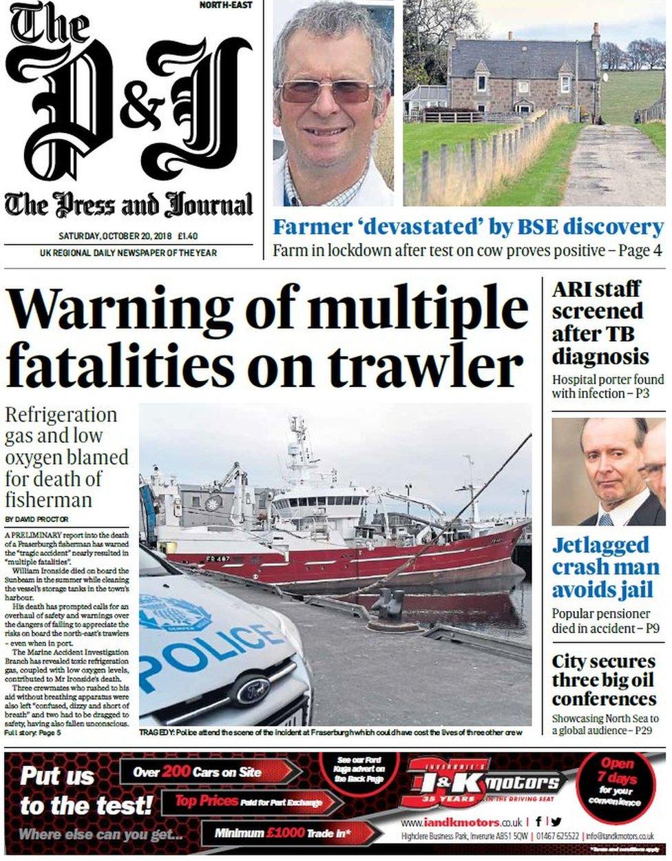 Scotland's papers: Worker attacks and 'big cat' on the loose - BBC News
