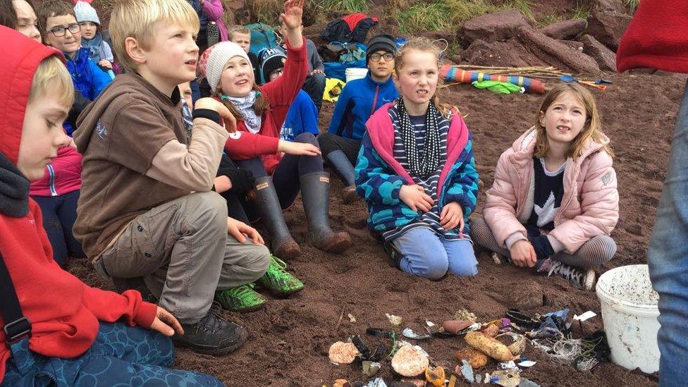 Shoreline lessons - how beach trips boost learning - BBC News
