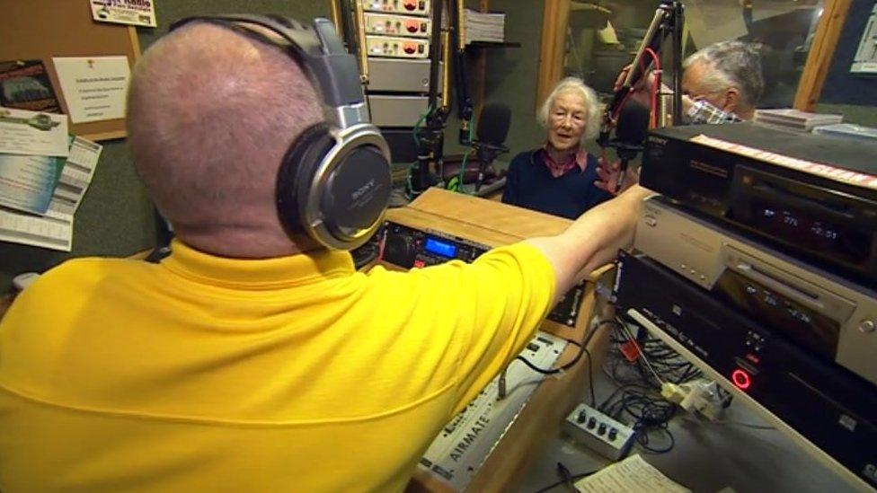 Vintage radio station Angel Radio damaged in fire - BBC News