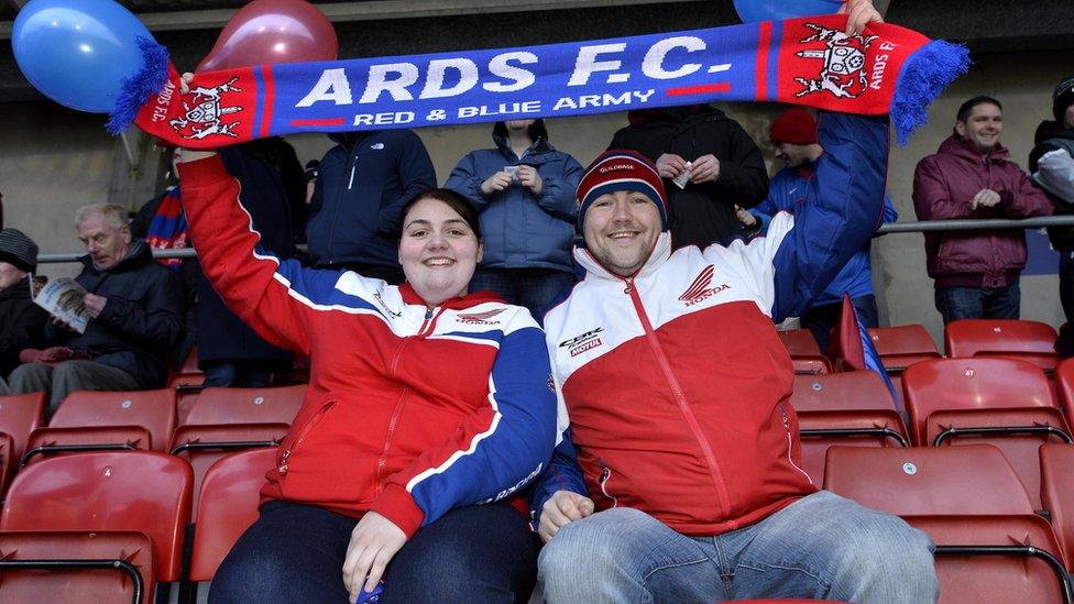 Ards FC: Reasons for hope for Northern Ireland football's nomads - BBC News