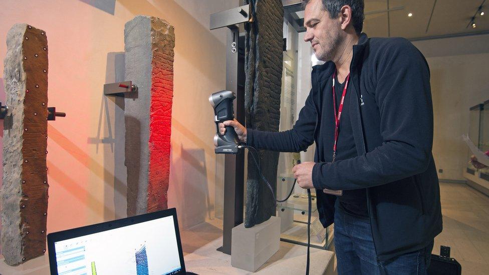 Scanners throw laser light on the 'dark ages' in Orkney - BBC News