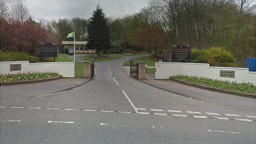 Man's remains exhumed after Manchester grave desecrated twice - BBC News