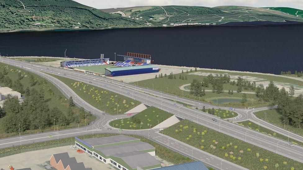 Flyover proposed at bottleneck Inverness roundabout - BBC News