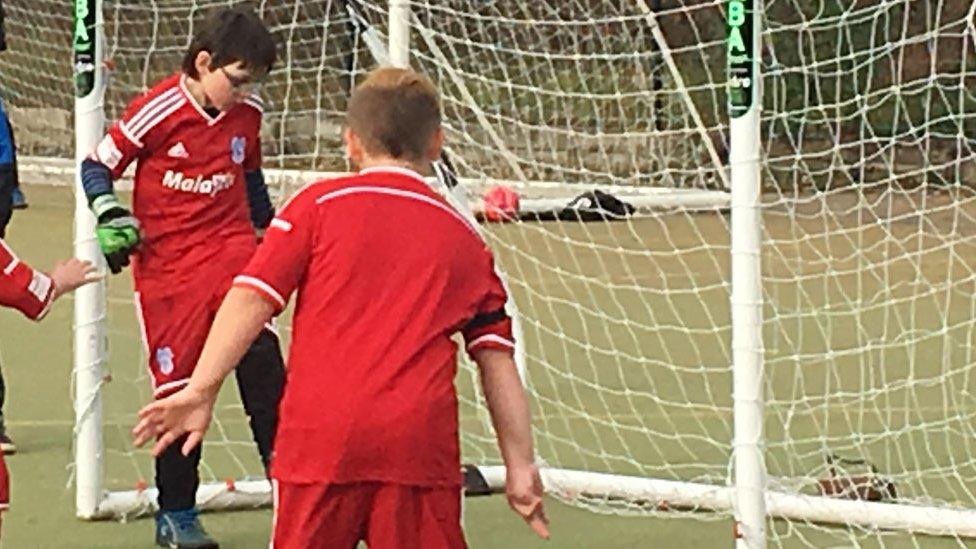 Numbers of young disabled footballers are on the rise - BBC News