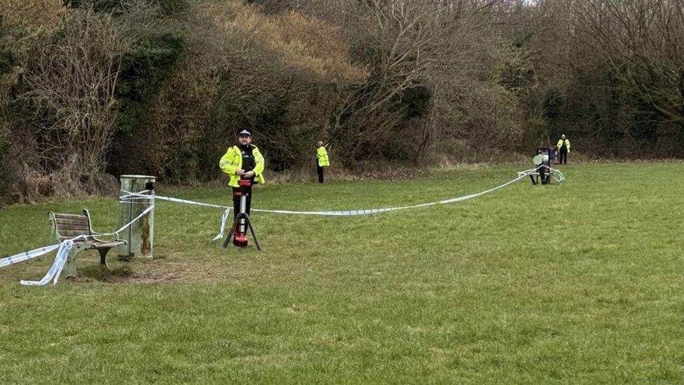 Basingstoke shooting: Two arrested over playing field attack - BBC News