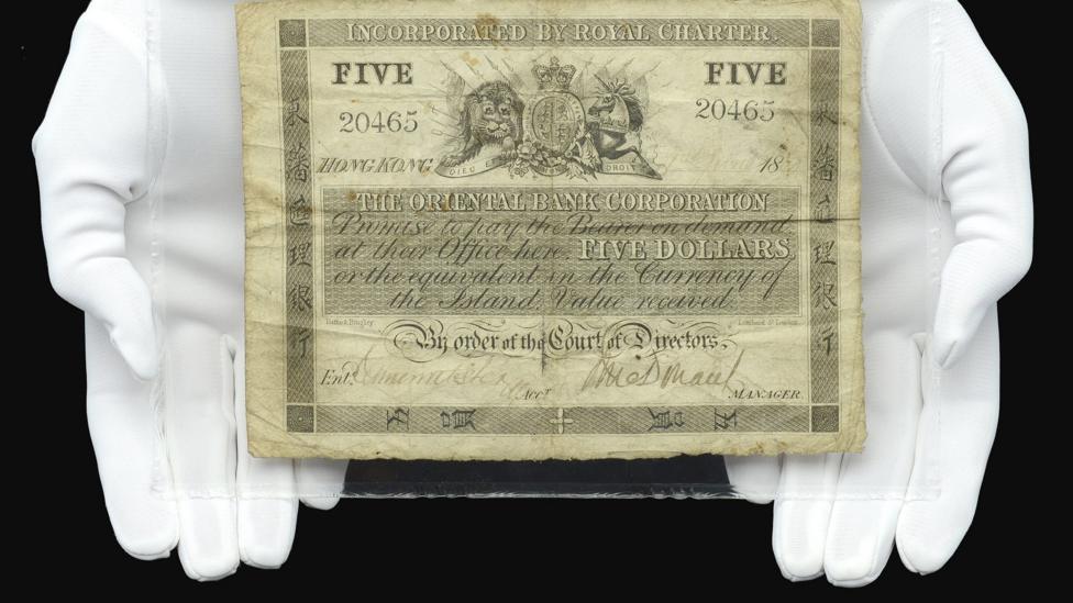 Rare £5 bank note issued in Leeds sells for £32k at auction - BBC News