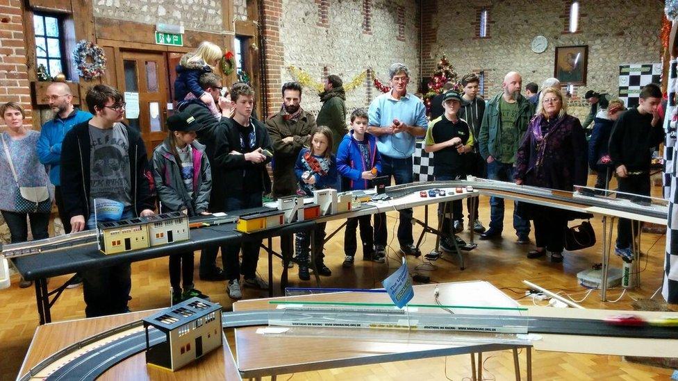 Scalextric fans compete for world championship title - BBC News