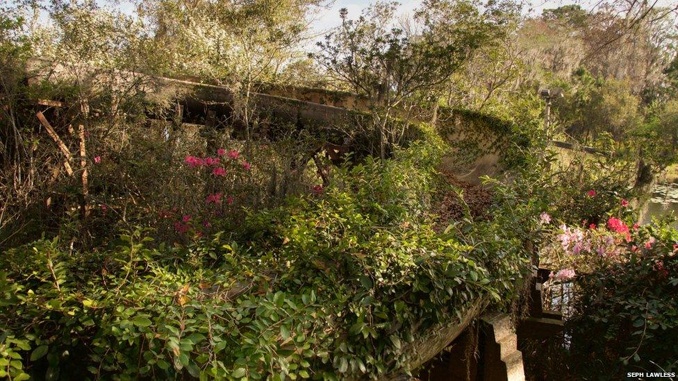 The dead water parks at the heart of Disney World Florida - BBC News