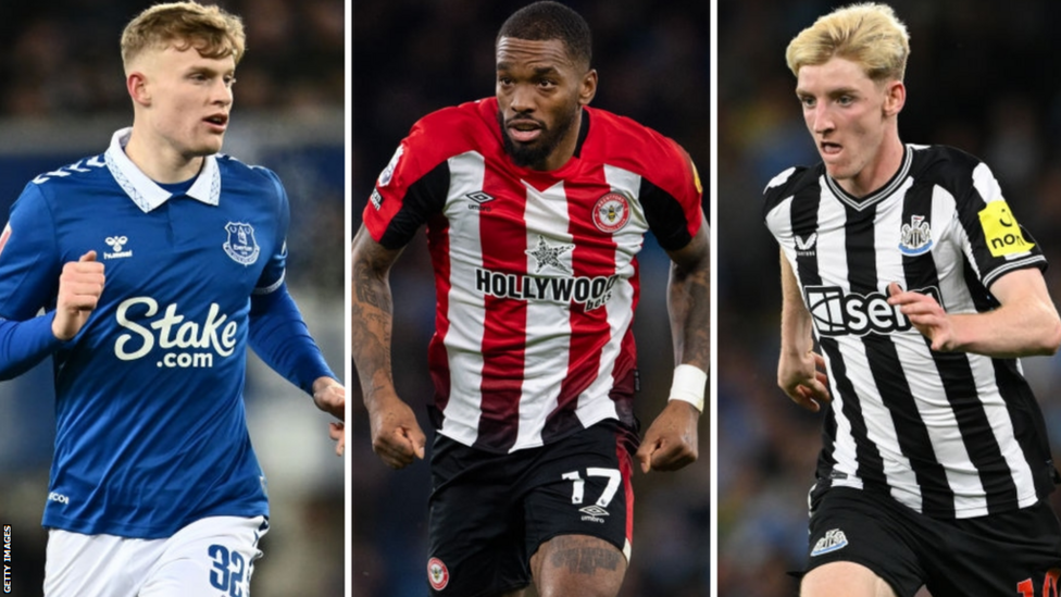 England squad: Anthony Gordon and Jarrad Branthwaite receive first call ...