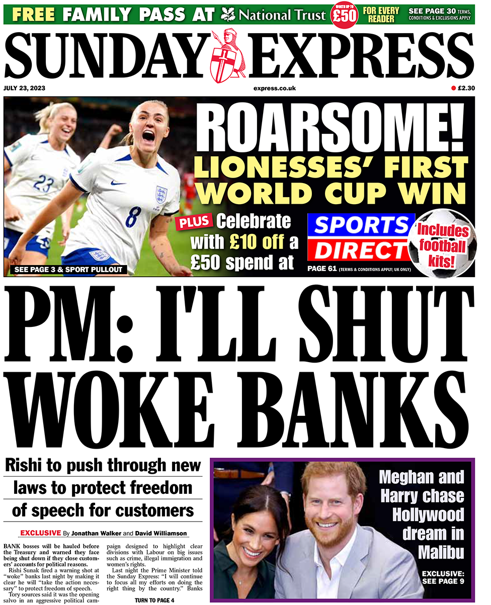 Sunday Express Logo NEWSPAPER PRICES – Jackies News
