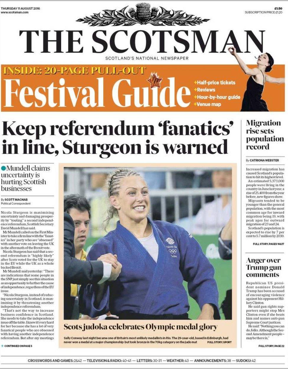 Scotland's papers: Glasgow 'mafia' and police moonlighting - BBC News