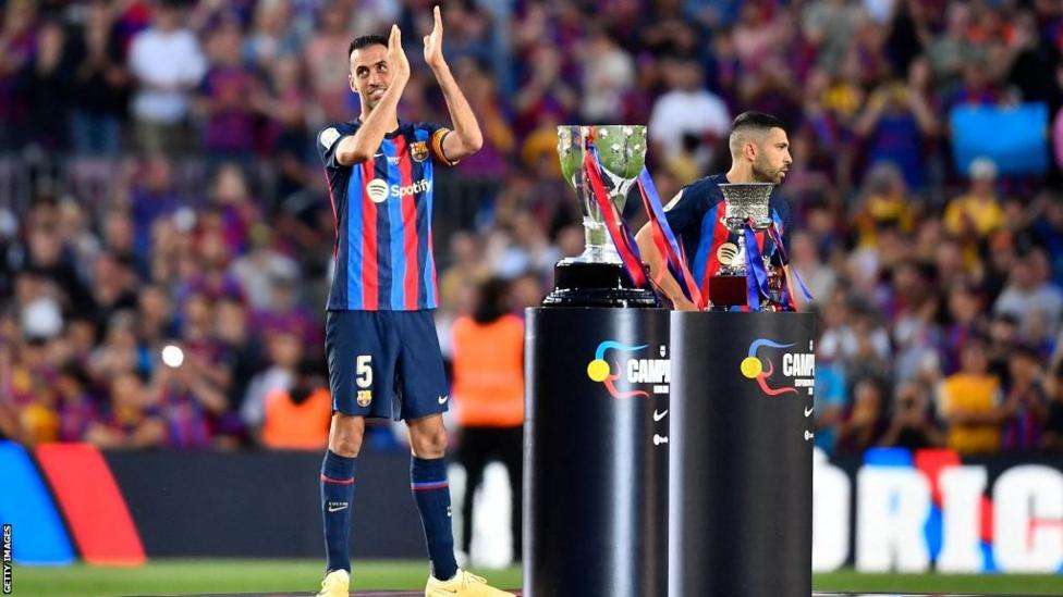 Barcelona 3-0 Mallorca: La Liga champions win final game at Nou Camp ...