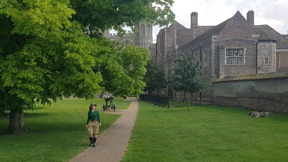 VE Day 2020: Ely bride-to-be dons WW2 uniform after wedding called off ...
