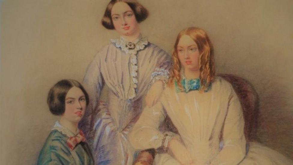Rare Brontë portrait on display in writer's Bradford home - BBC News