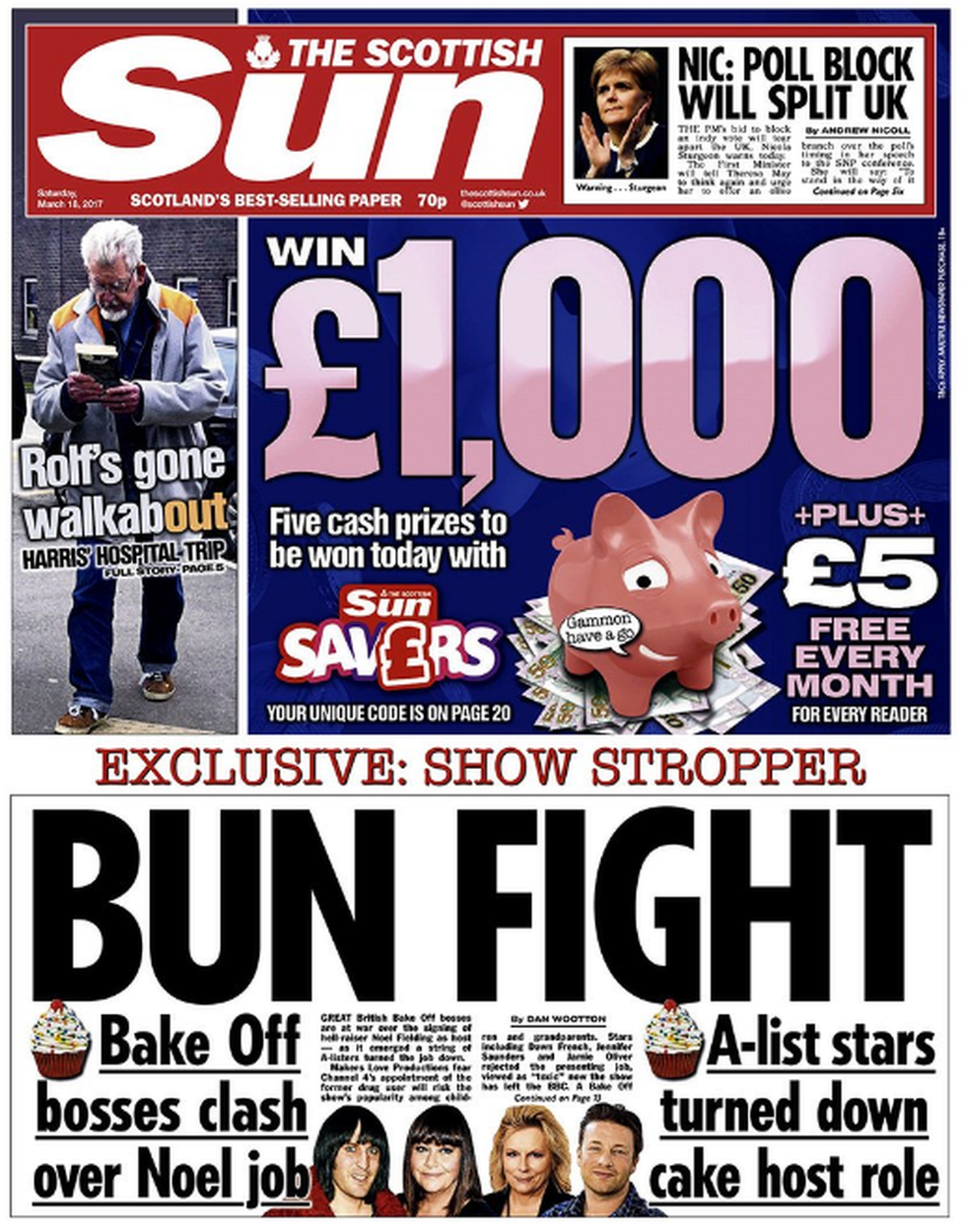 Scotland's papers: Referendum 'showdown' and Brown's 'third way' - BBC News