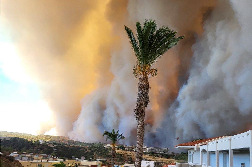 Rhodes fires: 'It was the most terrifying thing I have been through ...