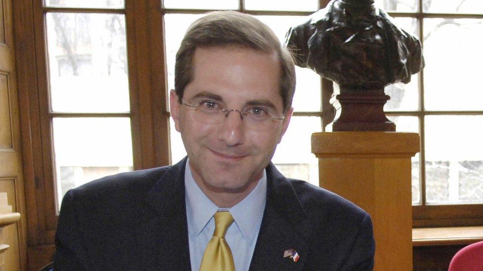 Alex Azar unveiled as Trump's pick for health secretary - BBC News