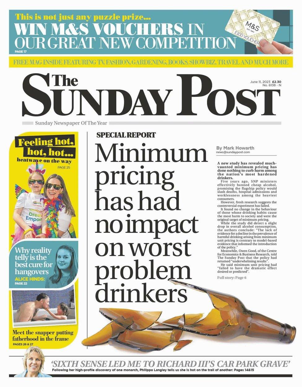 Sunday's papers: 'Johnson will be back' and health board spy row - BBC News