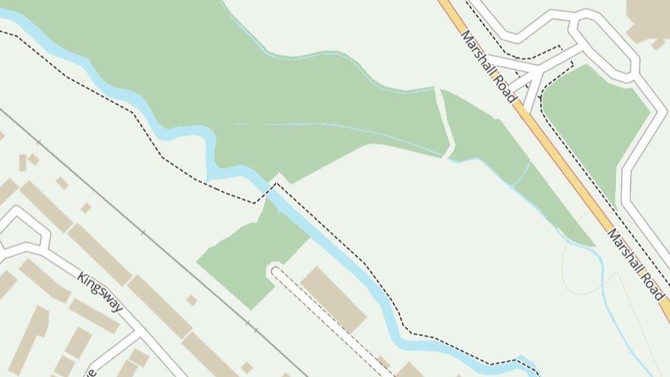 Blackwater Valley Path bridge funding dispute - BBC News