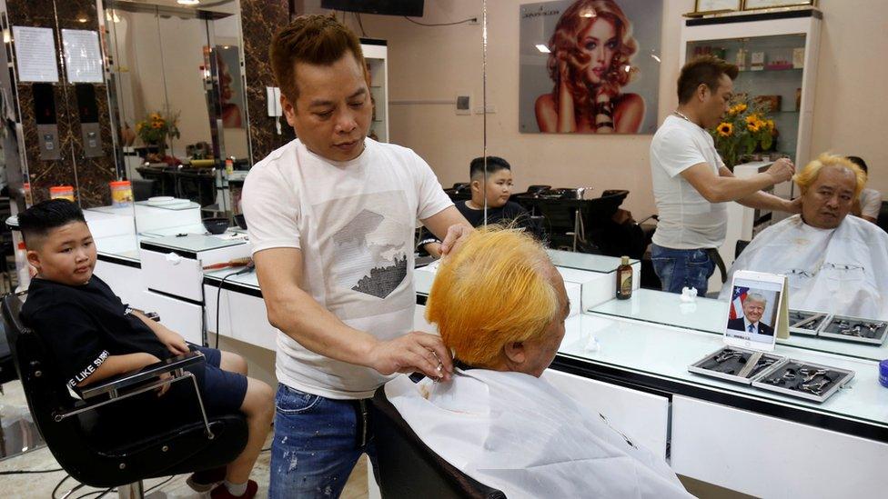 Donald Trump, Kim Jong-un: Famous haircuts that have made history - BBC ...