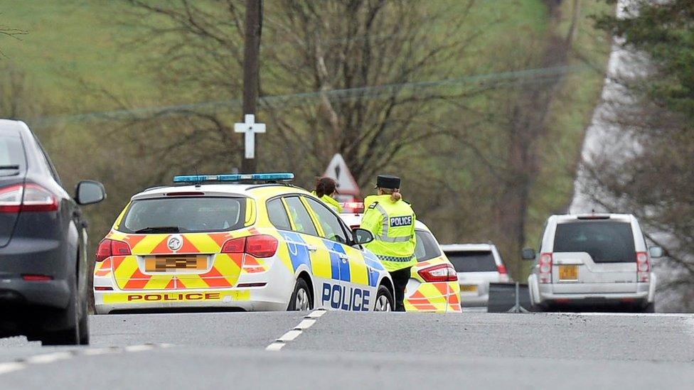 Two die in separate crashes in Ballynure and Crumlin - BBC News