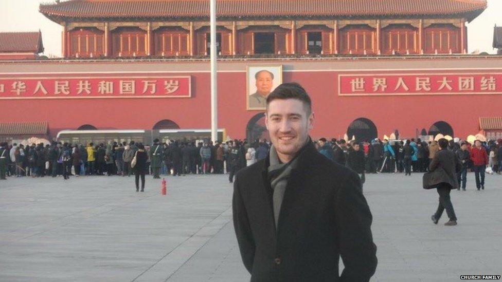 Sister's tribute to Craig Church after death in China - BBC News