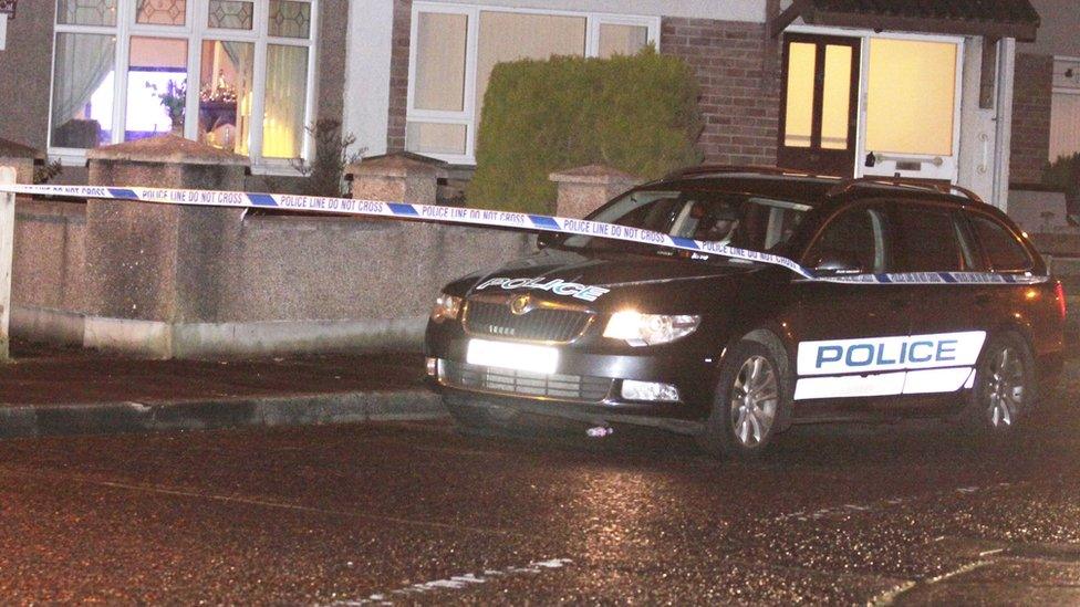 Coleraine: Mother and son shot in house by masked man - BBC News