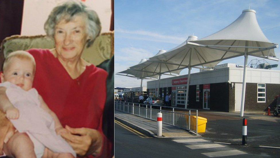 'Wrong swabs' left in grandmother after pacemaker operation - BBC News