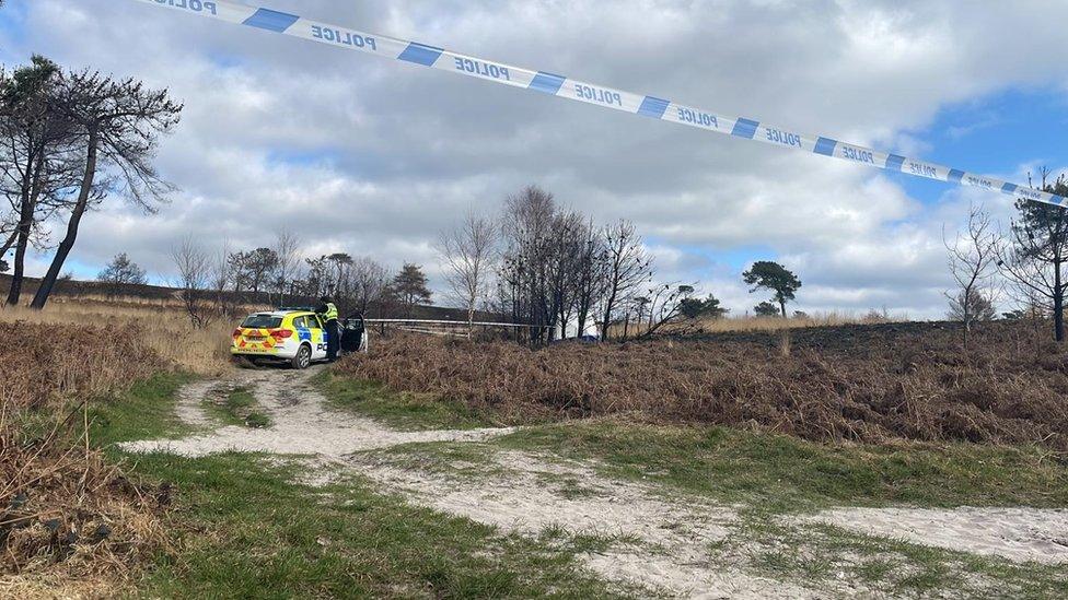 Poole: Police trace mother after foetus found on Canford Heath - BBC News