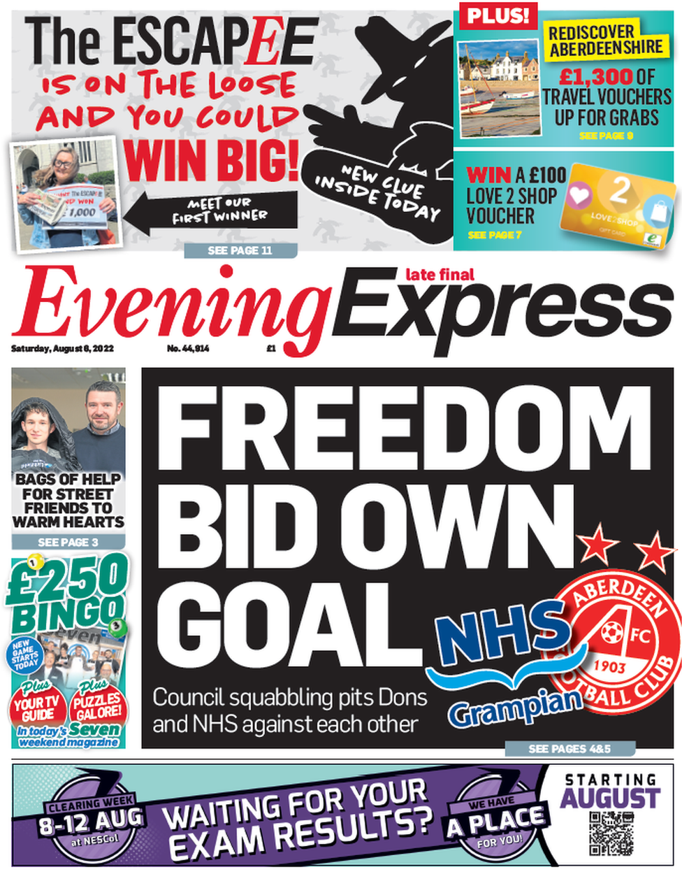 Scotland's papers: Sunak 'to take on' SNP and Kaye set for Strictly ...