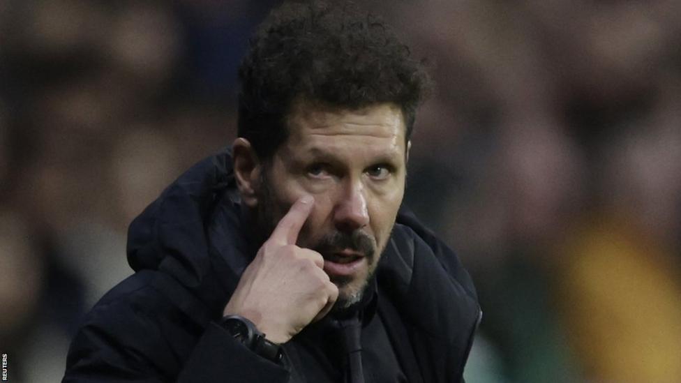 Diego Simeone: Atletico Madrid manager signs new deal until 2027 - BBC ...